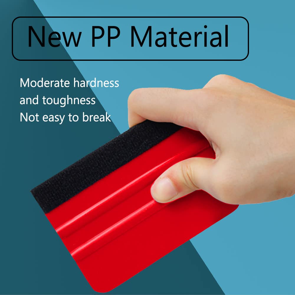 Snapklik.com : 10Pcs Vinyl Squeegee Felt Edge Squeegee, Graphic Decal ...