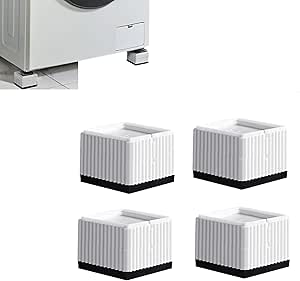 Washing Machine Stabilizer Support Pack of 4 Rubber Feet Pads Anti Slip ...