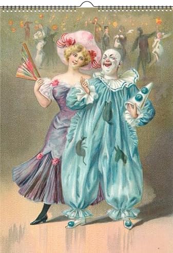 Amazon.com: 2025 Wall Calendar [12 pages 8"x12"] Vintage Circus ...