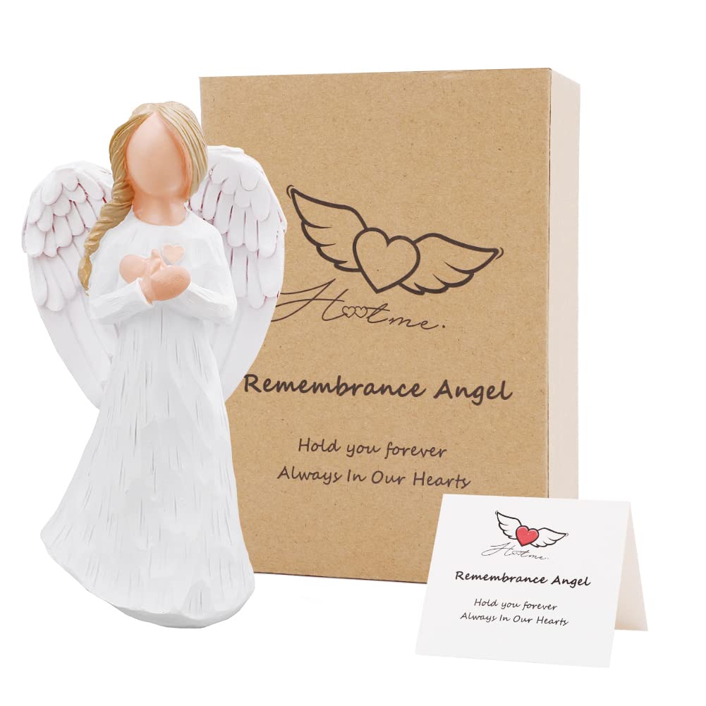 Buy Remembrance Angel Figurine, Sculpted Hand Painted Figure with ...