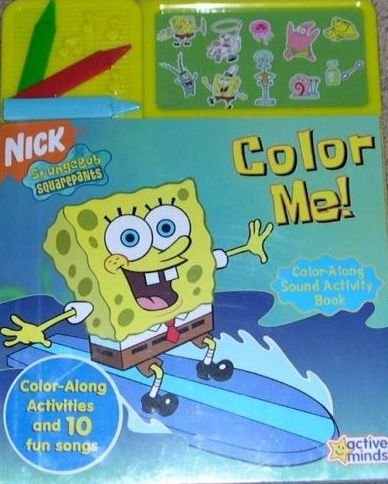 Amazon.co.jp: Spongebob Squarepants Color Me! (Color-Along Sound ...