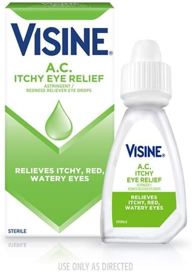 Amazon.com: Visine A.C. Itchy Eye Relief Astringent/Redness Reliever ...