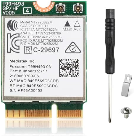 Amazon.com: EDUP WiFi 7 M.2 Wireless Card for AMD/Intel Windows 11 (64 ...