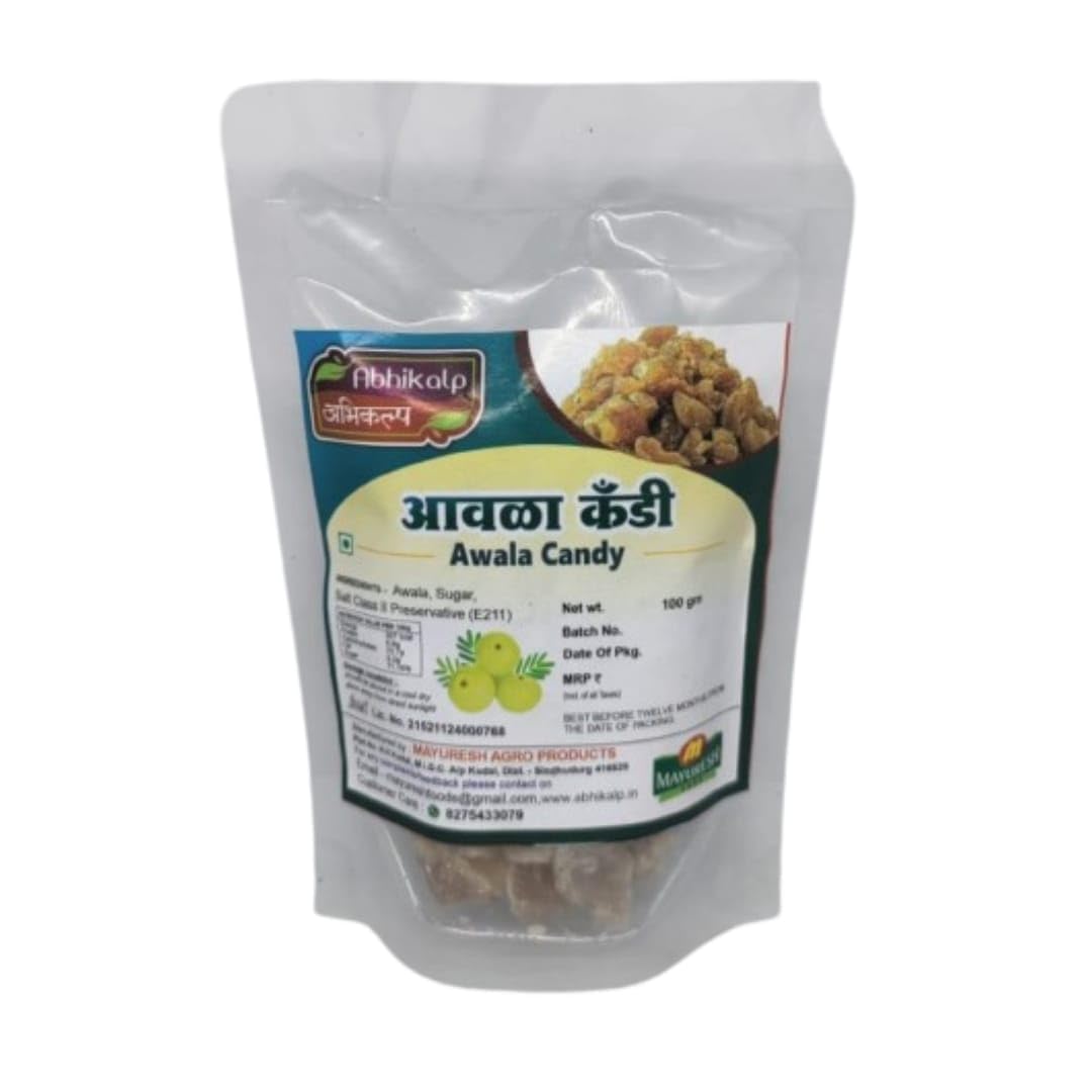Abhikalp Dry Sweet Amla Candy Indian Gooseberry 100% Natural Sweet And ...