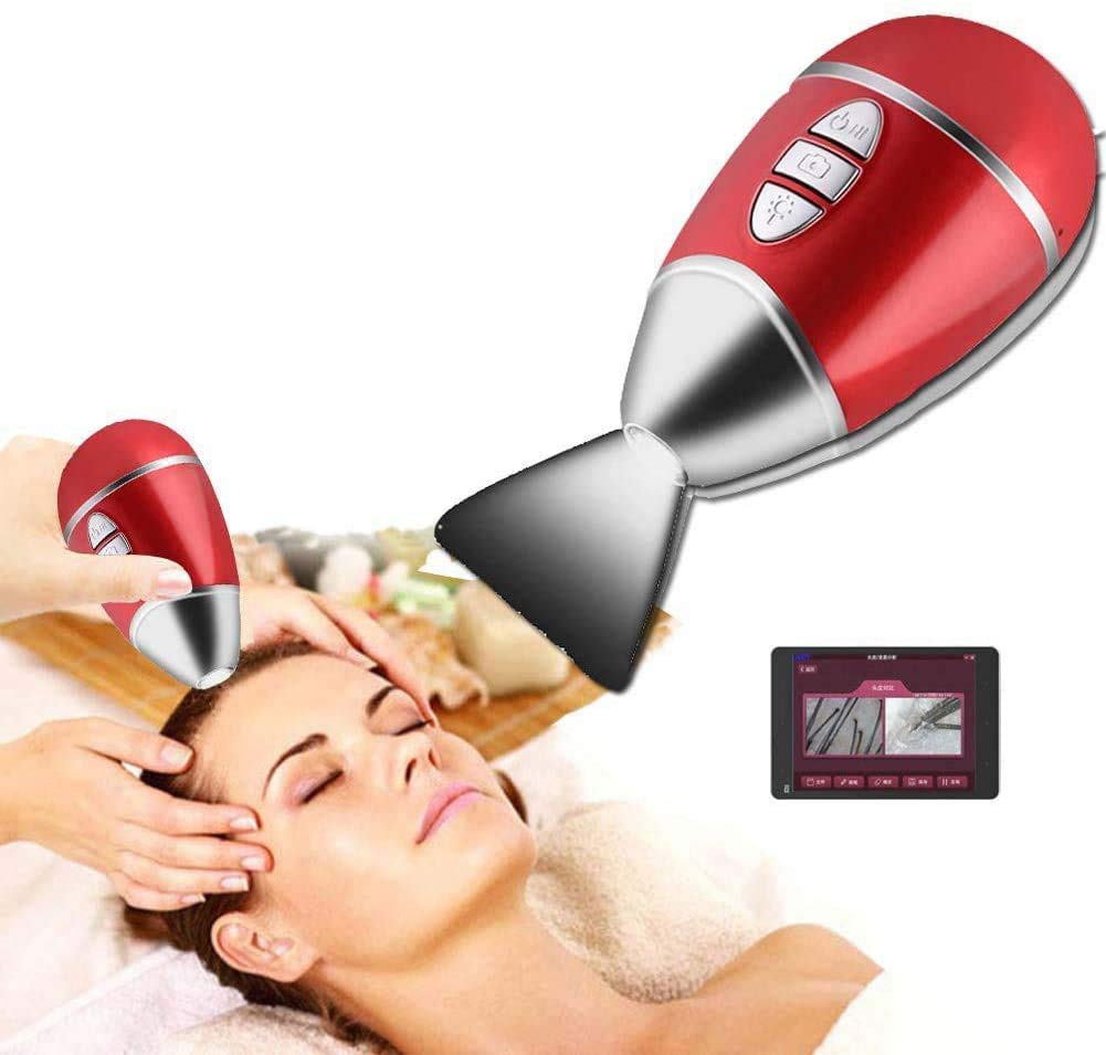 Usb Skin Hair Scalp Detector 50x Skin Hair Analyser Scanner ...
