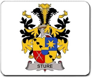 Amazon.com: Sture Family Crest Coat of Arms Mouse Pad : Office Products