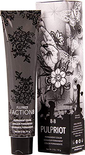 Amazon.com : Pulp Riot Faction 8 Permanent Hair Color 5-8 Brown - 2 oz ...