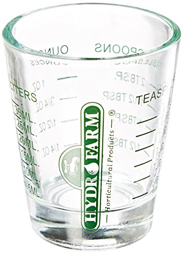 Amazon.com: Hydrofarm HGMMSG Mini Measure Shot Glass : Home & Kitchen