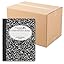 Amazon.com : Blue Summit Black Composition Notebook, Black and white ...