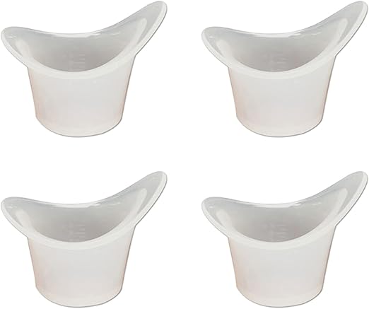 Amazon.co.jp: 【NADELA】 洗眼カップ アイカップ 洗眼液容器 目盛り付き 目洗い 再利用可 シリコーン製 アレルギー 水洗い可能 目洗うカップ クリーニングカップ 4セット ...