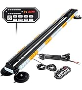 Amazon.com: ASPL 16.5 Inch Roof Top Beacon Emergency Strobe Light with ...