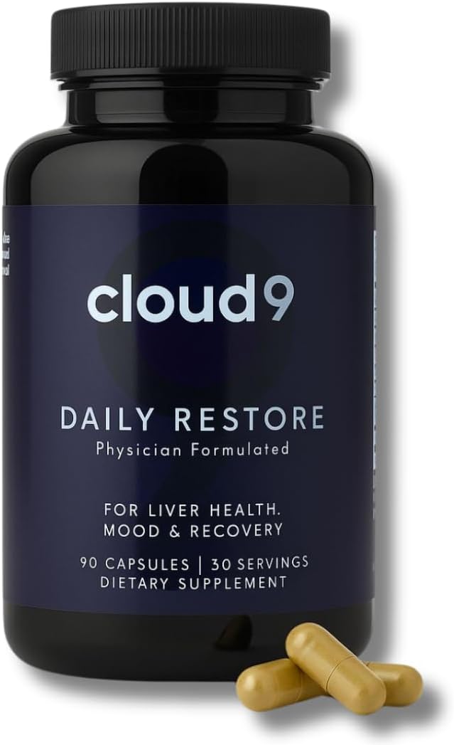 Amazon.com: Cloud9 Daily Restore – Liver Detox & Recovery Supplement ...