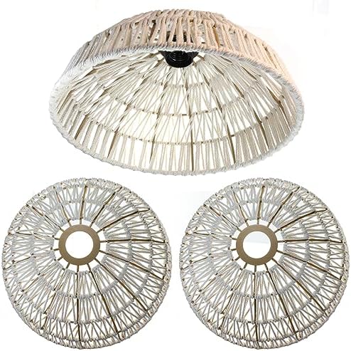 Osasy 3 Pack Boho lamp Shades Chandeliers Light Shades,Coastal Cage ...