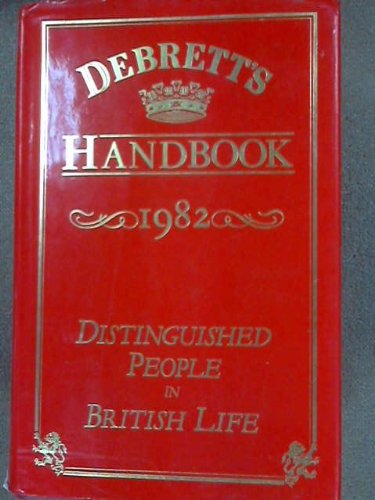 DEBRETT'S HANDBOOK 1982.: Amazon.co.uk: Charles Mosley, Sir Iain ...