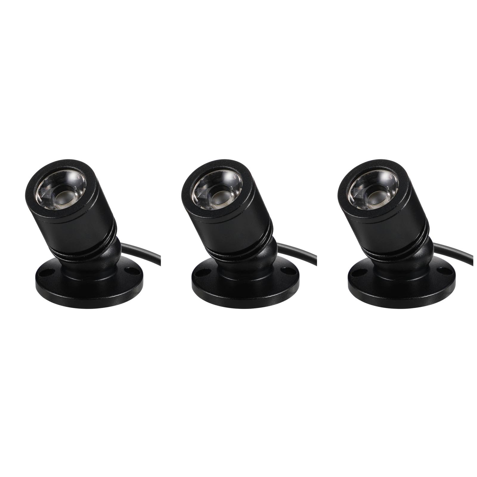OSALADI 3pcs LED Spotlight,Black Spot Lights,Indoor Spotlight Lighting ...