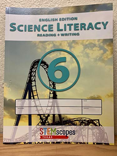 Science Literacy: Reading and Writing, Grade 6 (STEMscopes Texas ...