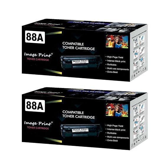 Image Print 88A Replacement for HP 88A/CC388A Toner Cartridge ...