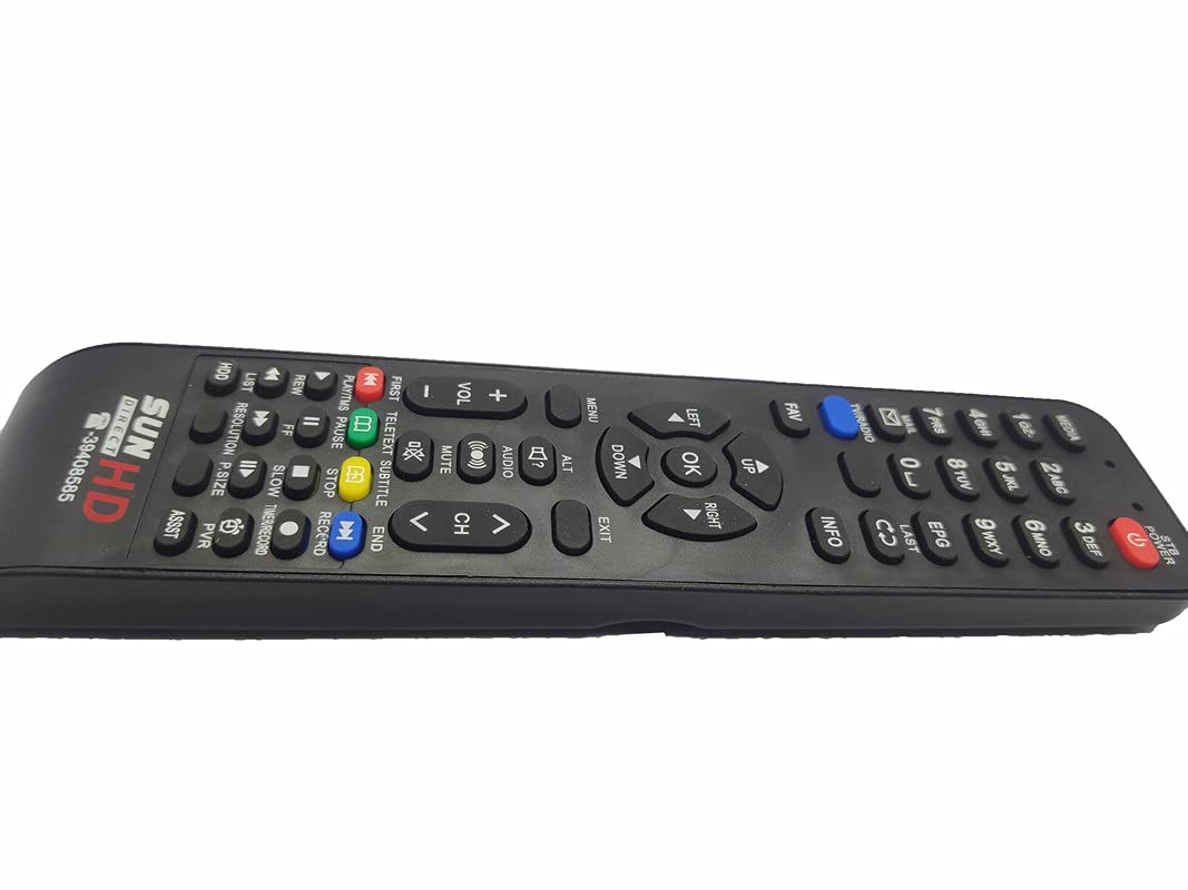 FiveStar SUNDIRECT HD Setup Box Remote : Amazon.in: Electronics