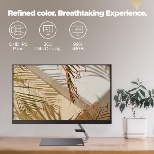 Buy Lenovo Q-Series Q24H-10 24 Inch(60.45Cm) LED 2560 X 1440 Pixels 2K ...