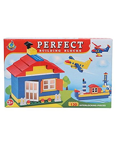 Perfect Building Blocks Multicolor - 130 Blocks : Amazon.in: Toys & Games