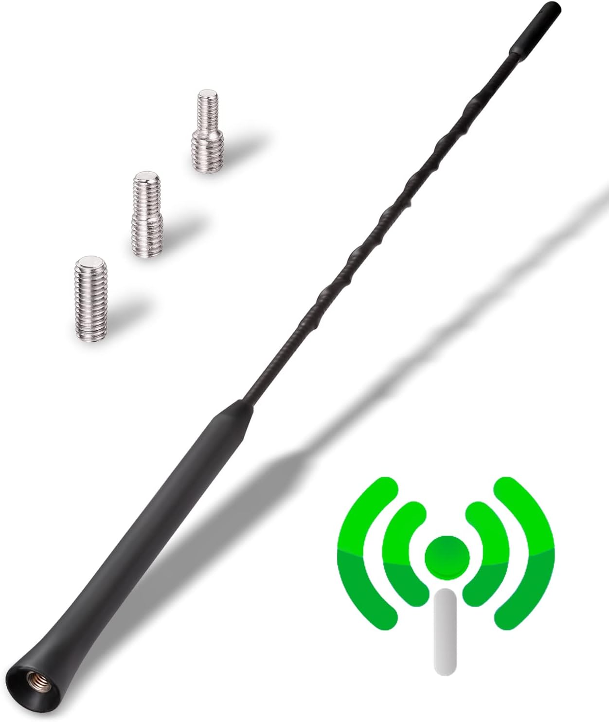 YIEHO Car Aerial Antenna - 28cm Universal Black Screw in Car Aerial for ...
