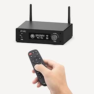 Amazon.com: Arylic H50 Wireless Stereo Amplifier Airplay2 50wx2 Hi-Fi ...