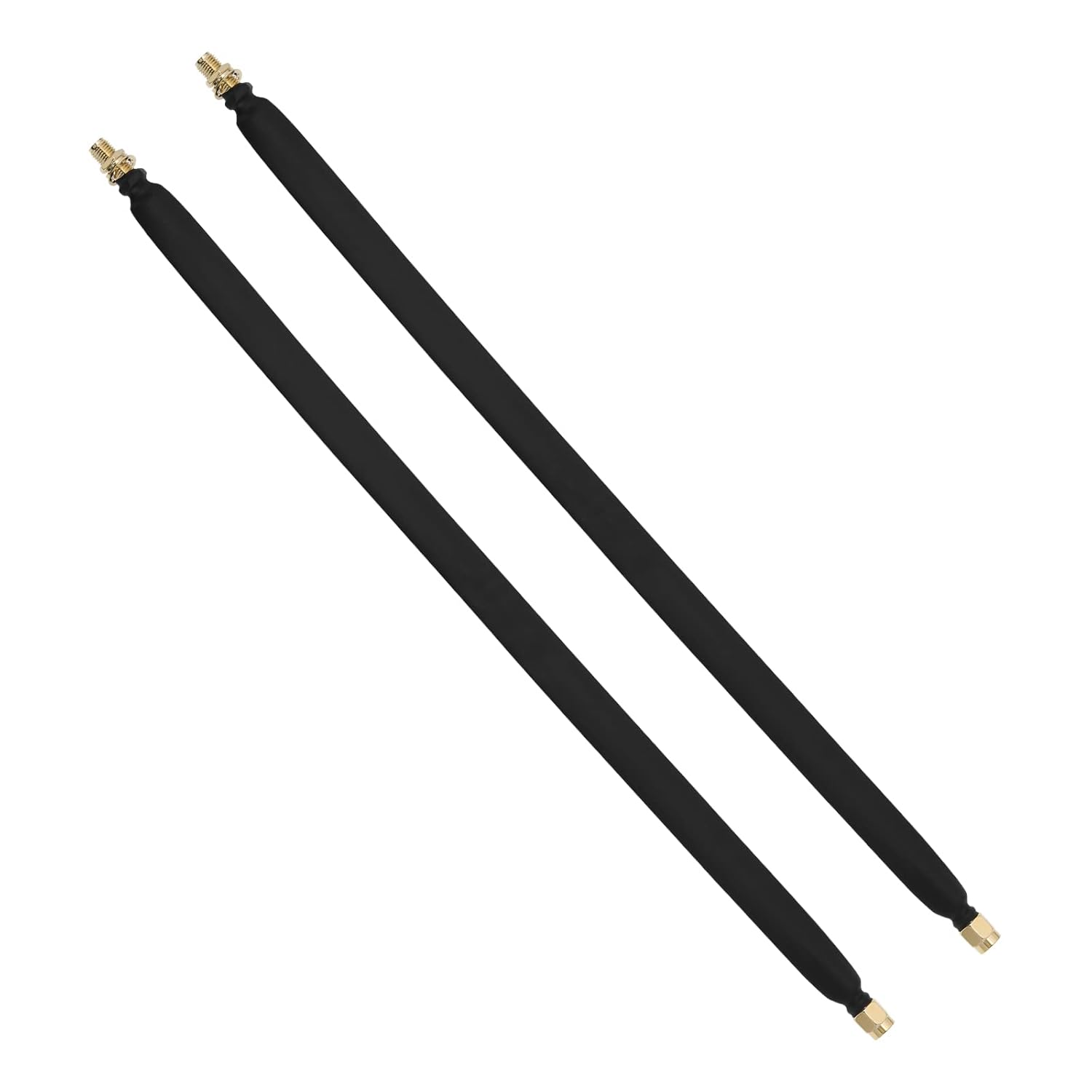 YINETTECH 2PCS SMA Window Coaxial Cable 30cm SMA Male to SMA Female ...