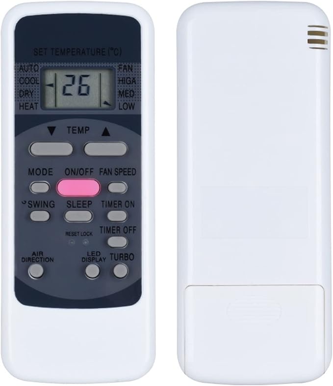 WKZYBF Remote Control FIT For Midea Split & Portable Air Conditioner ...