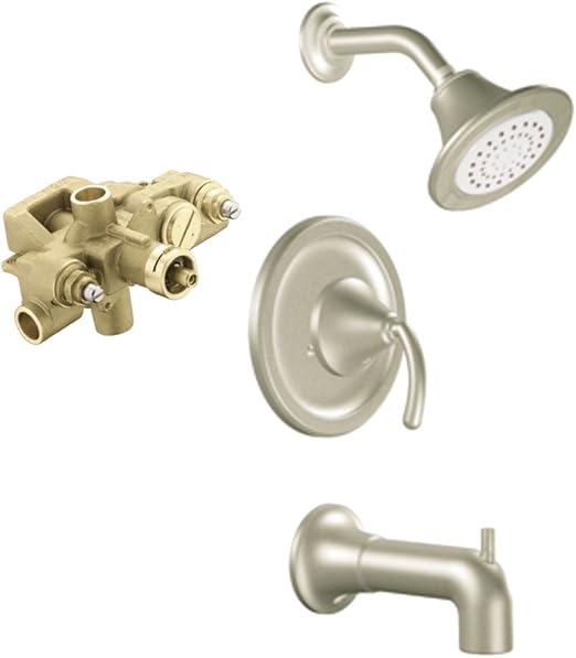 Moen T2156-3570 Icon Moentrol Tub and Shower Trim Kit with Lever Handle ...
