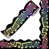 Amazon.com: Whaline 66Ft Musical Notes Bulletin Board Borders Colorful ...