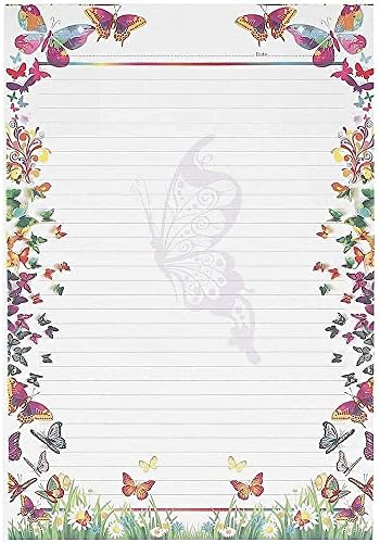 Smallneeds A4 One Side ruled Designer Sheets (Pack of 40 Sheets ...