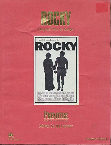 Rocky, the Screenplay: Original Movie Script: Sylvester Stallone, A ...