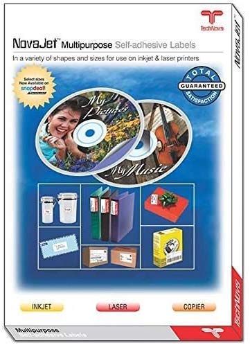 NovaJet Multipurpose Label 56L - 48 x 20 WR for Inkjet/Laser printer ...