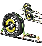 Amazon.com: Mimanchi 4Pack,2" x 10'Wheel Straps with E-Track Fittings ...