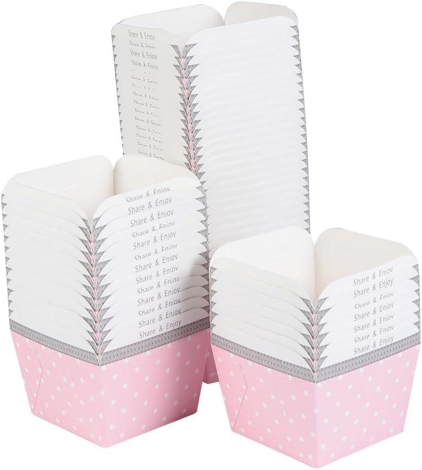 Amazon.com: 20 Packs Cupcake Liners Bulk for Baking Kraft Paper Square ...