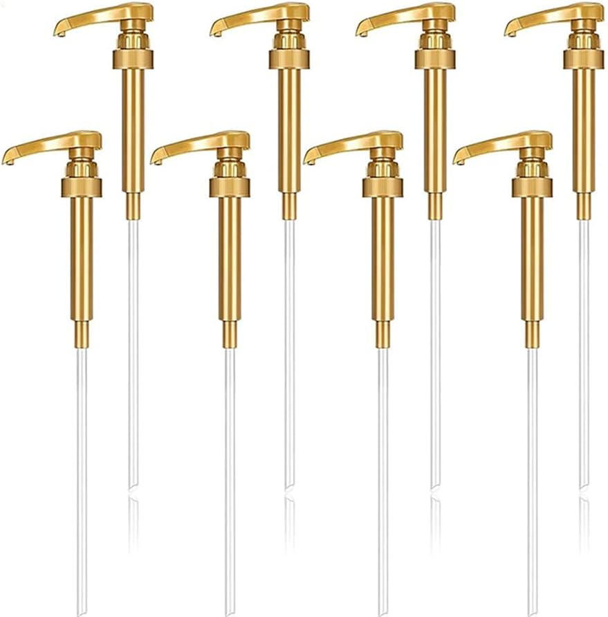 Amazon.com - Neosoge Coffee Syrup Pump Dispenser, 4 Packs of Syrup Pump ...