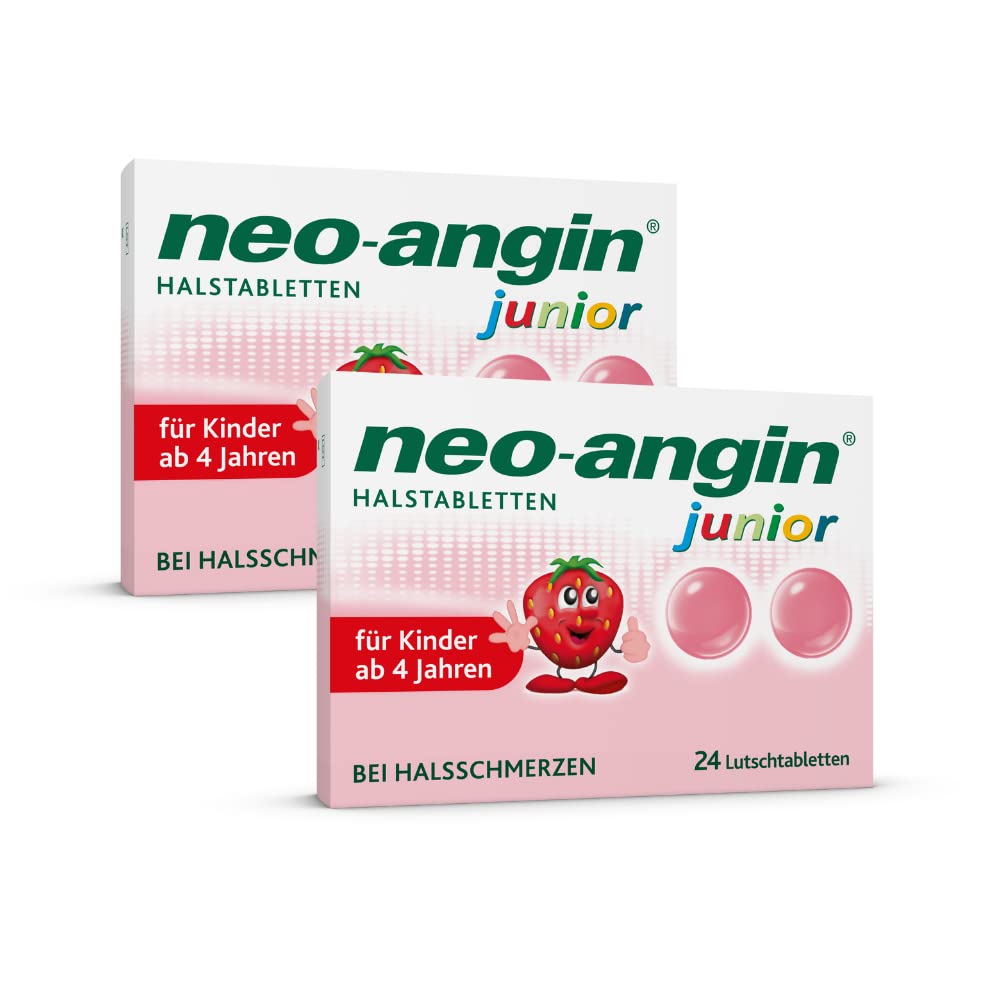 neo-angin junior Halstabletten mit leckerem Erdbeergeschmack | lindern ...