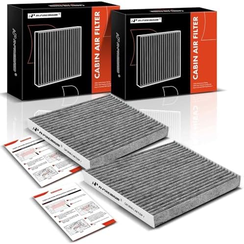A-Premium 2-PC Cabin Air Filter with Activated Carbon Compatible with ...