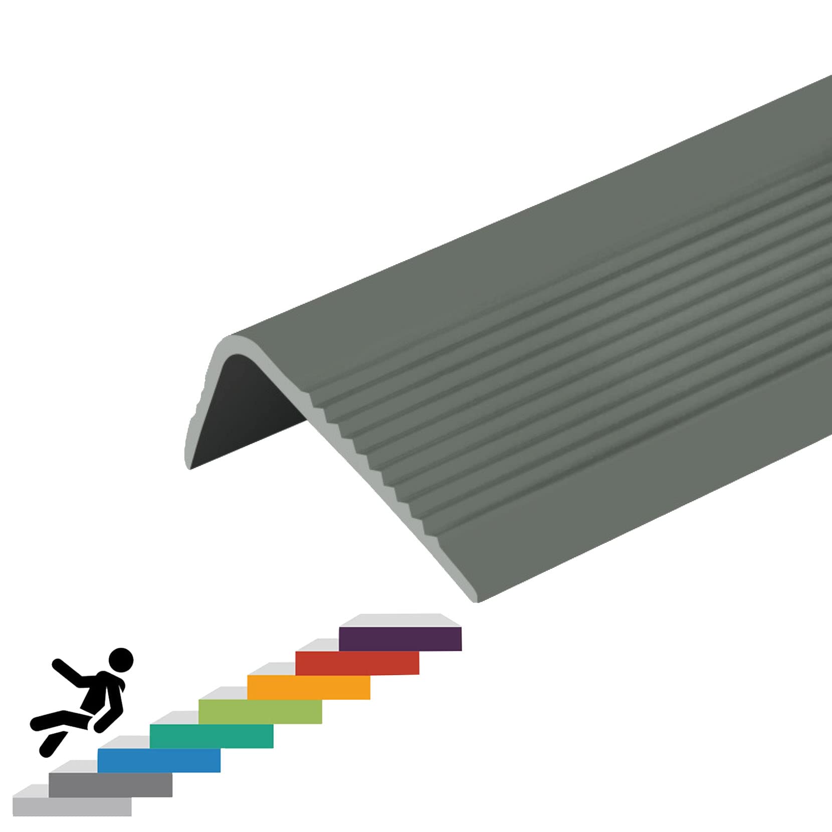 Anti Slip Traction Treads,Stair Edge Protector,Step Edge Trim Rubber ...