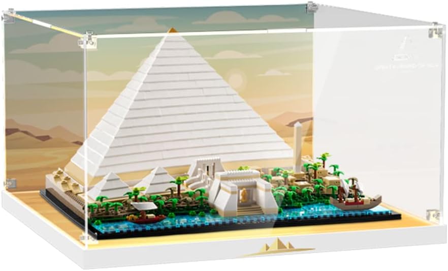 Amazon.com: ALiquid Acrylic Display Case for Lego Great Pyramid of Giza ...