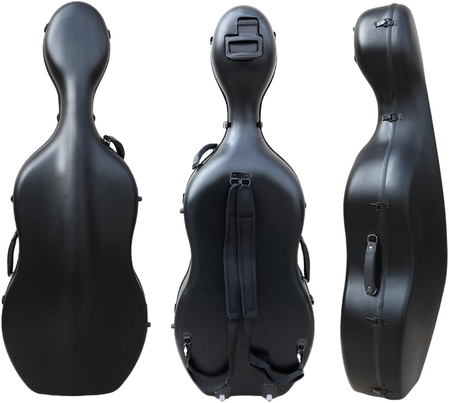 Amazon.com: Yinfente Cello Case 4/4 Full Size Carbon Fiber Embedded ...
