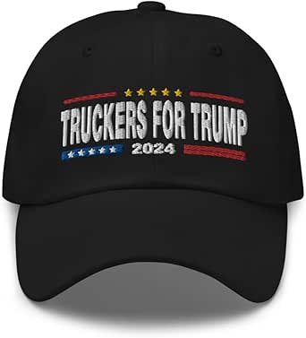 Truckers for Trump hat, Trump 2024 Truckers hat, Embroidered Trucker ...