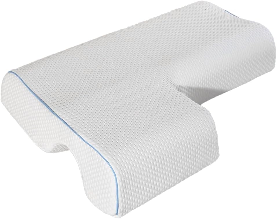 Amazon.com: HEYPORK Arched Memory Cuddle Pillow, Couple Pillow No Press ...