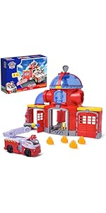 Amazon.com: Paw Patrol Fire Rescue: Chase Rescue Fire Cruiser with ...