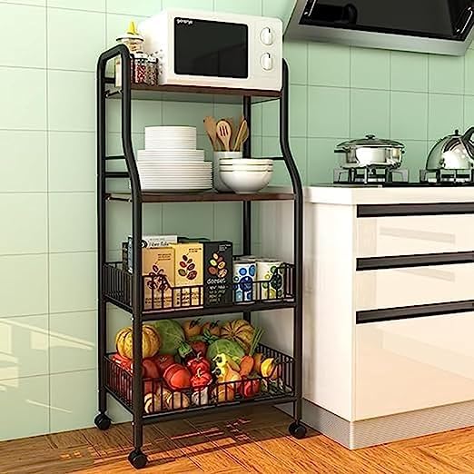 Sevvy Multipurpose 53Cm Width Vegetable Stand For Kitchen & Onion ...