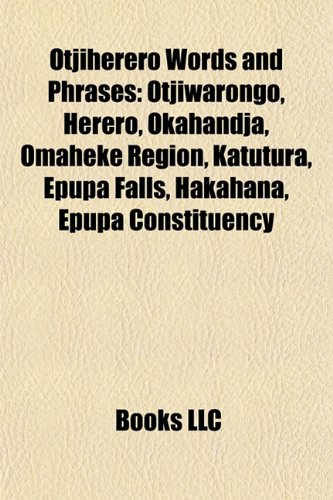 Buy Otjiherero Words and Phrases Book Online at Low Prices in India ...