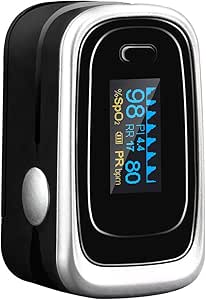 Amazon.com: Tomorotec Fingertip Pulse Oximeter Blood Oxygen Saturation ...