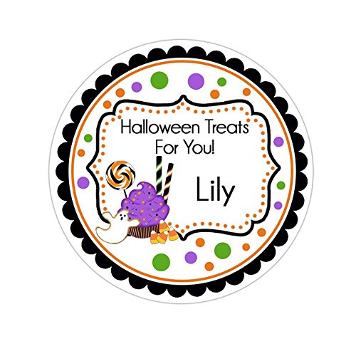 Amazon.com: Personalized Customized Halloween Party Favor Thank You ...