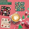Amazon.com: Christmas Drink Coasters Set of 12 with Package ...