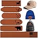 Amazon.com: 80 Pcs Blank Leatherette Hat Patches with Adhesive 6 Styles ...